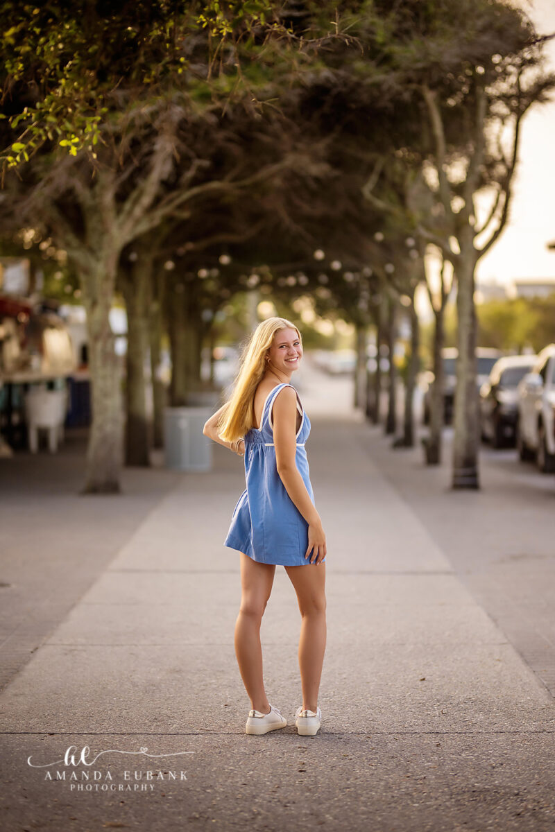 Miss Kate - Seaside Sunrise Senior Session | AMANDA EUBANK PHOTOGRAPHY