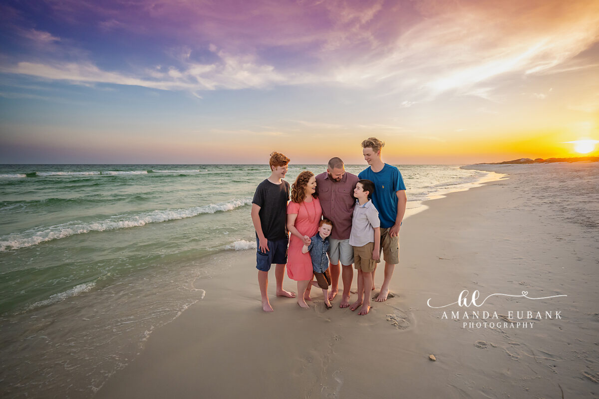 Destin Family Sunset Photographer | G Family Beach Session