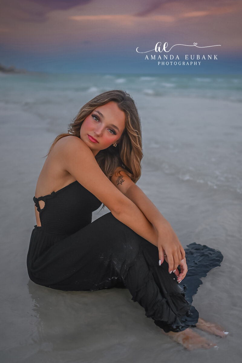 30A Beach Senior Session - Miss "P" | AMANDA EUBANK PHOTOGRAPHY