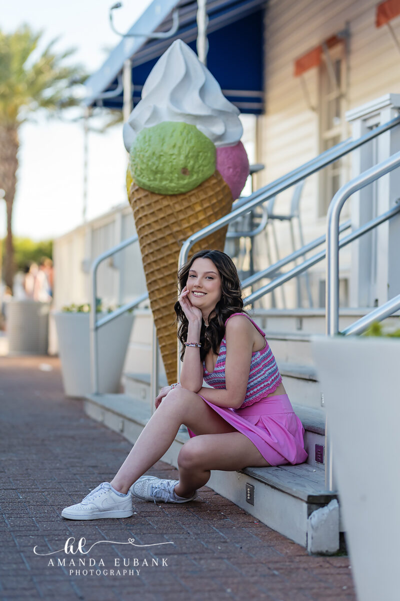 Seaside Senior Photographer | Miss M's 30A Beach Session