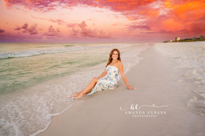 Miss M - Destin Senior Sunrise Session | AMANDA EUBANK PHOTOGRAPHY