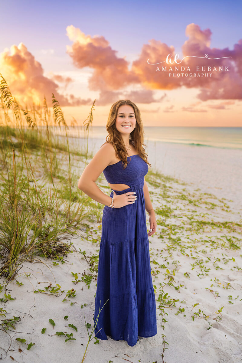 Miss M - Destin Senior Sunrise Session | AMANDA EUBANK PHOTOGRAPHY