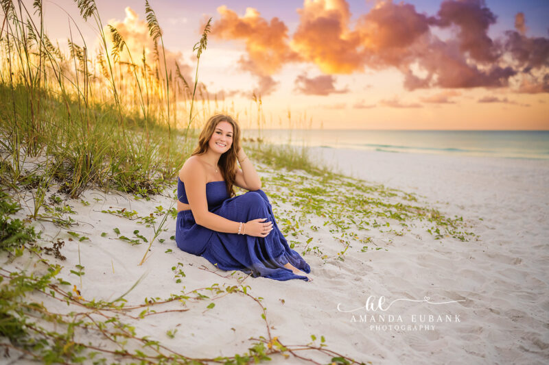 Miss M - Destin Senior Sunrise Session | AMANDA EUBANK PHOTOGRAPHY