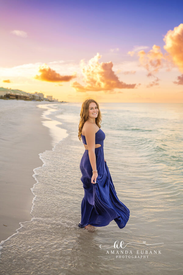 Miss M - Destin Senior Sunrise Session | AMANDA EUBANK PHOTOGRAPHY