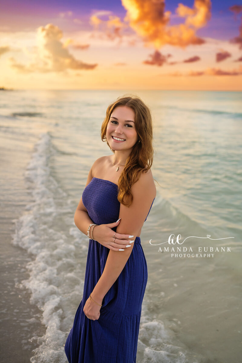 Miss M - Destin Senior Sunrise Session | AMANDA EUBANK PHOTOGRAPHY