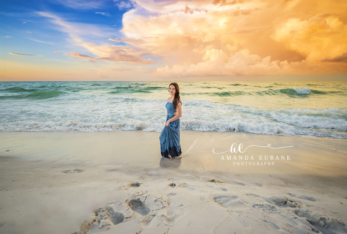 Destin Senior Photographer - Miss L - Sunrise Beach + Sandestin Senior ...