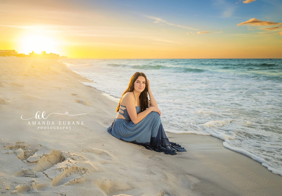 Destin Senior Photographer - Miss L - Sunrise Beach + Sandestin Senior ...